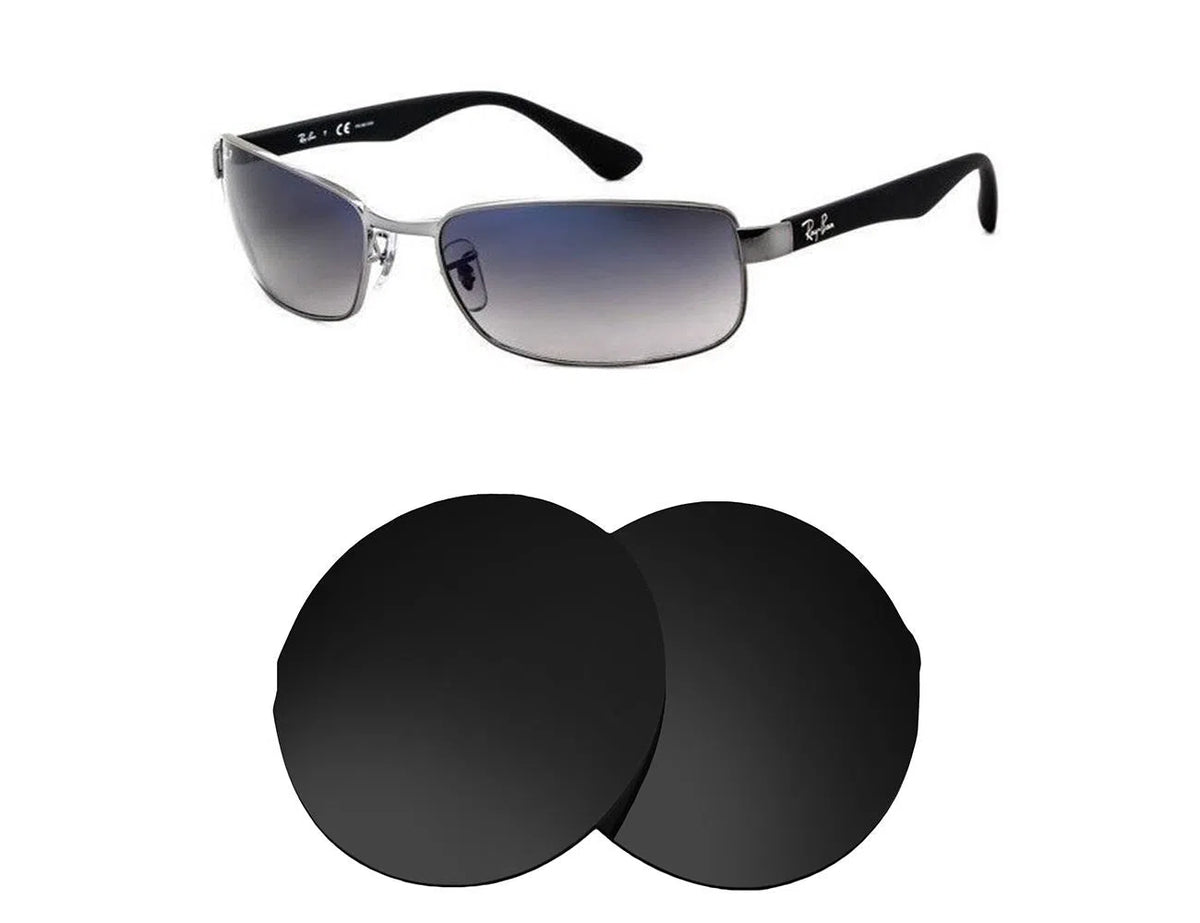 Ray-Ban replacement lenses RB3478 60mm by Seek Optics - Polarized & UV