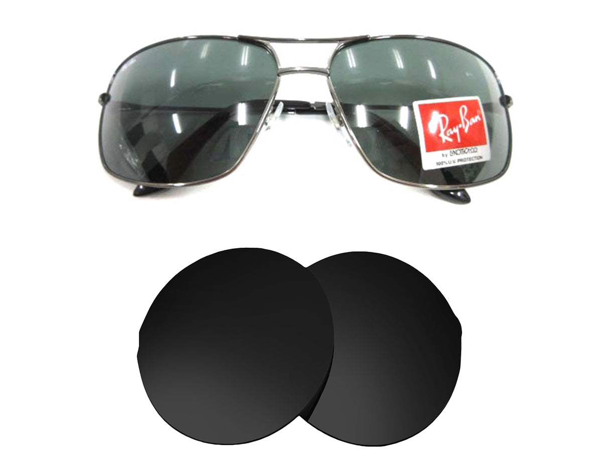 Ray Ban Replacement Lenses RB3450 (63mm) Vintage by Seek Optics