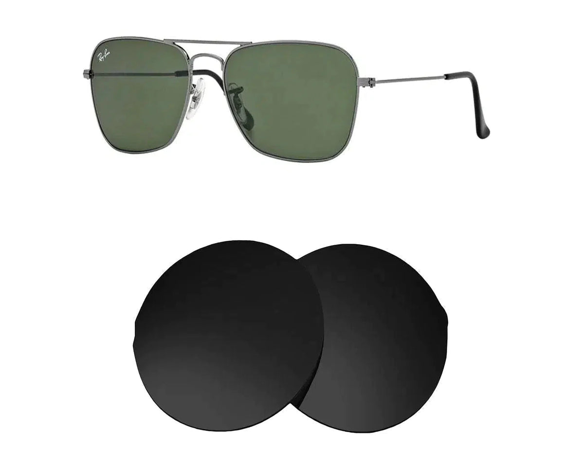 Ray-Ban replacement lenses Caravan RB3136 55mm by Seek Optics