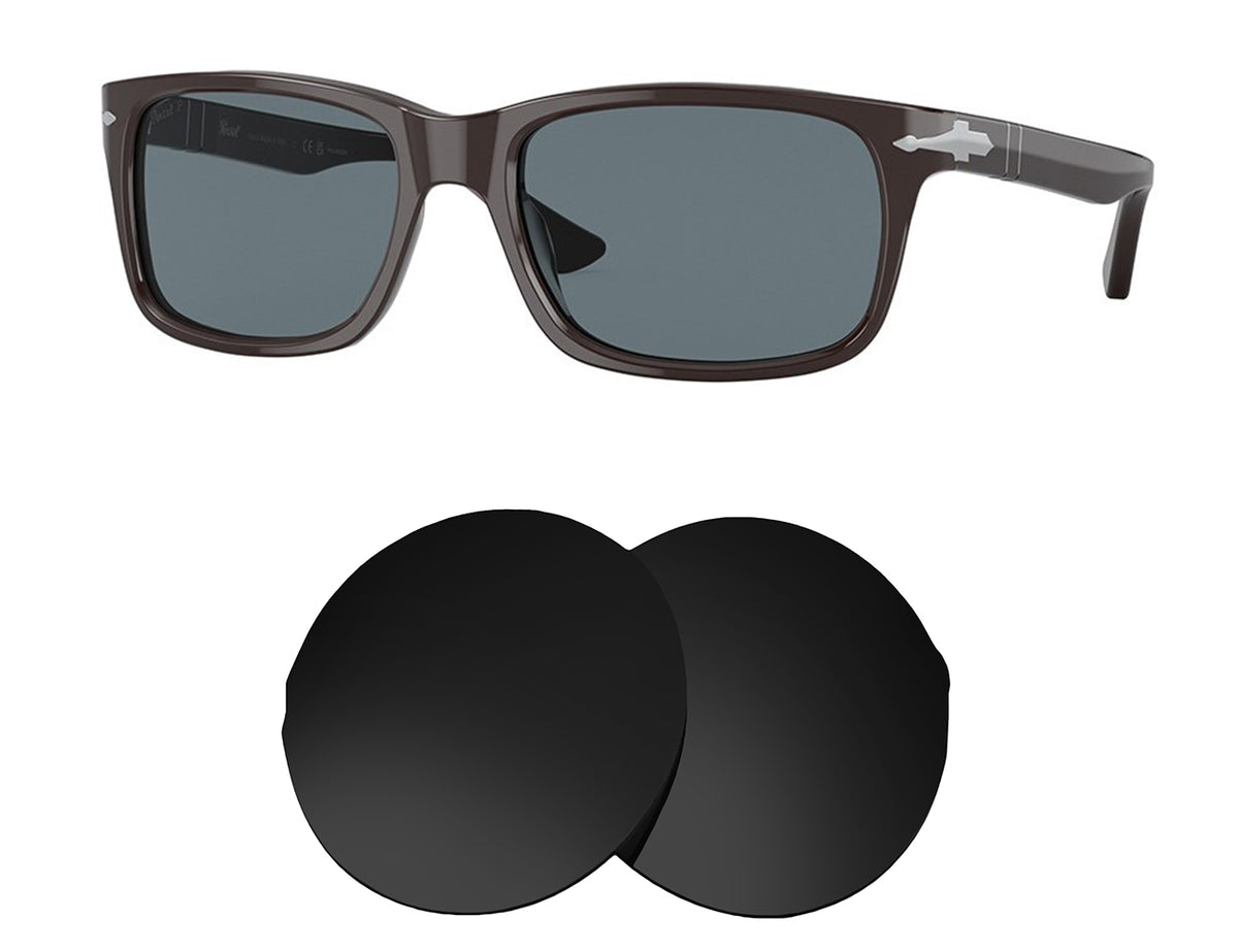 Persol PO3048S 58mm Replacement Lenses by Seek Optics - Polarized & UV