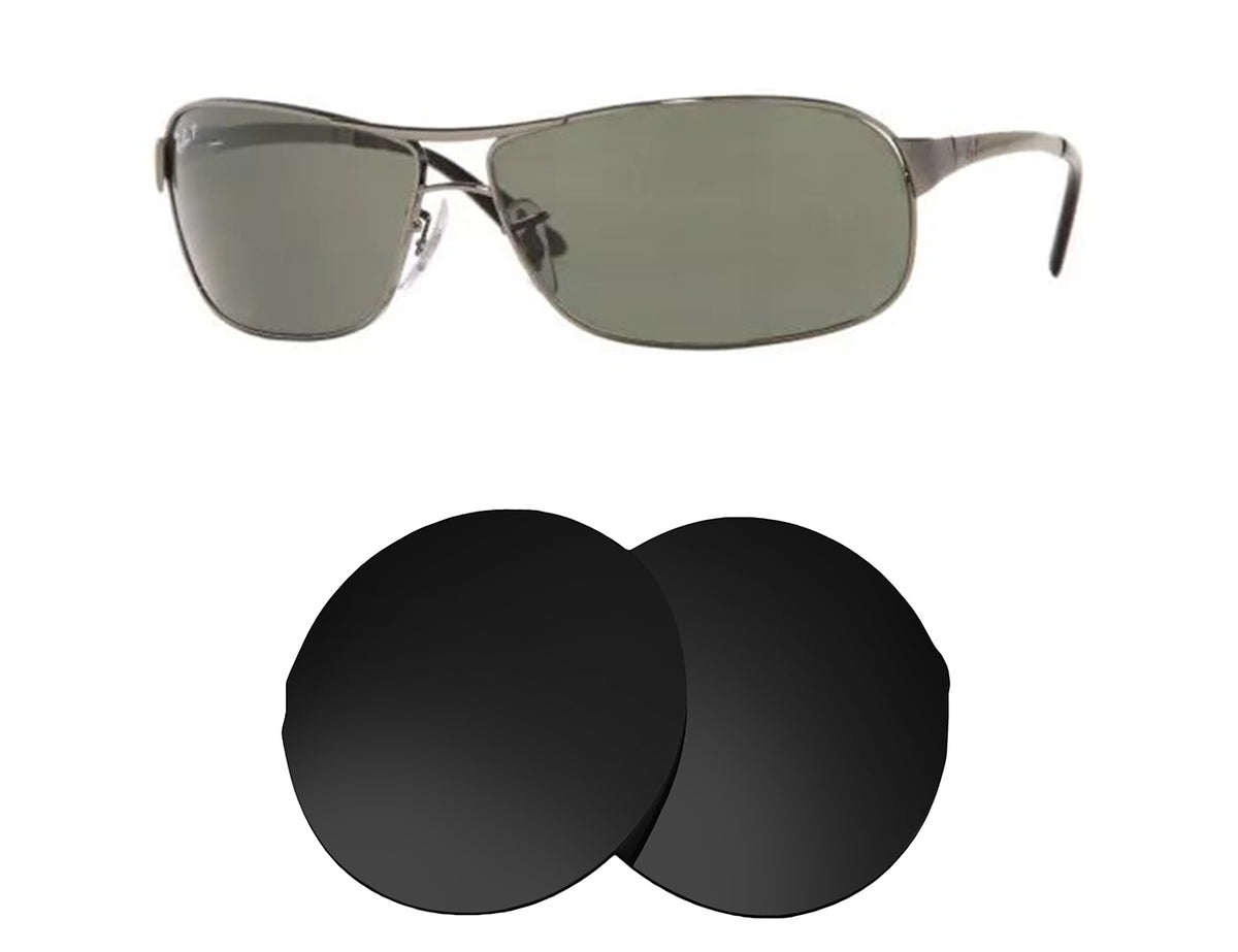 Ray Ban Replacement Lenses RB3343 60mm by Seek Optics - Polarized & UV
