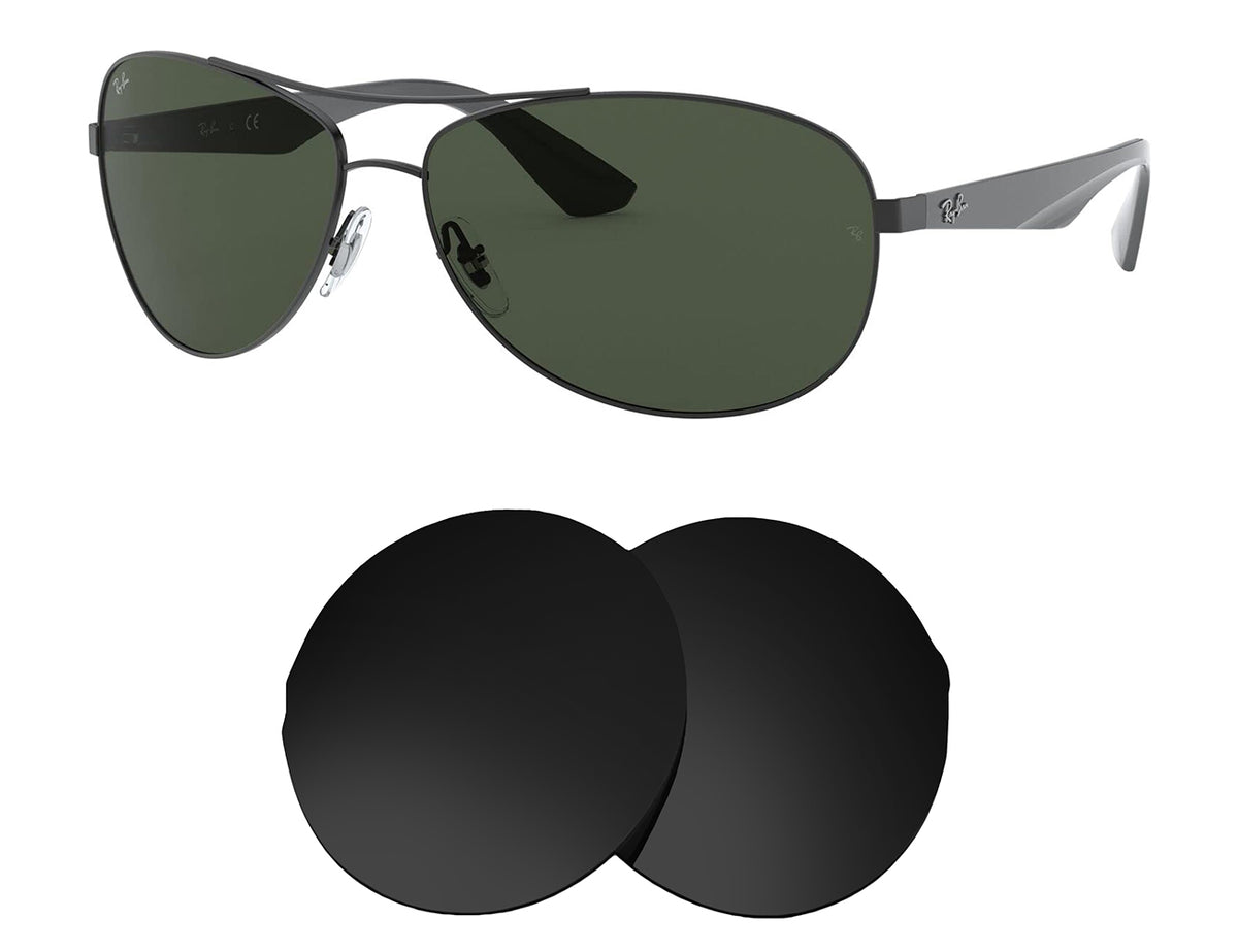 Ray Ban Replacement Lenses RB3526 63mm by Seek Optics - Polarized & UV