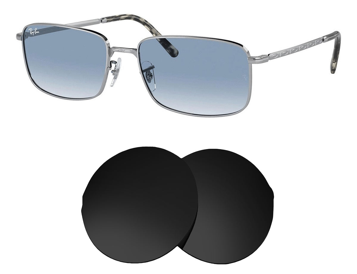 Ray Ban Replacement Lenses RB3717 57mm by Seek Optics - Polarized & UV